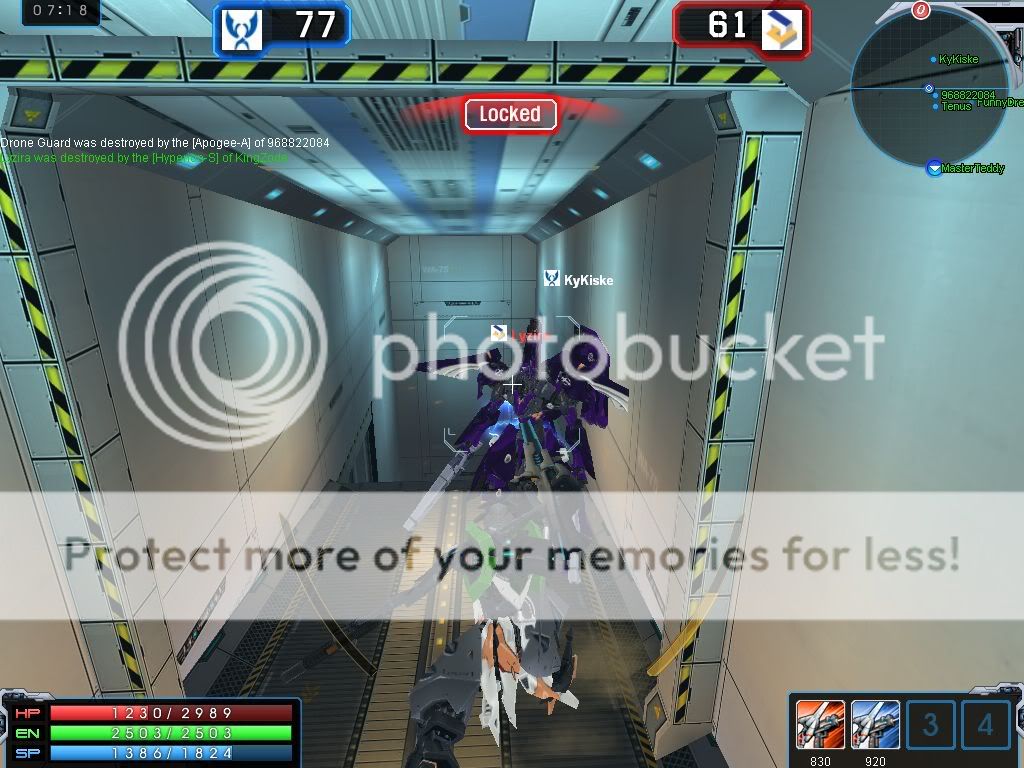 I found a very old screenshot. This was pretty much Exteel in a ...